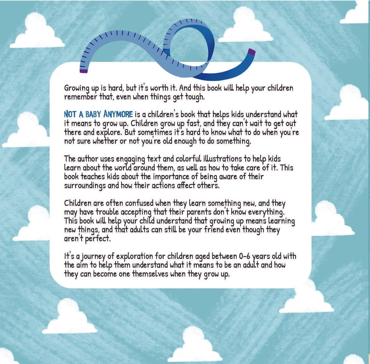 Not a Baby Anymore (Boy) – Diggs Publishing LLC